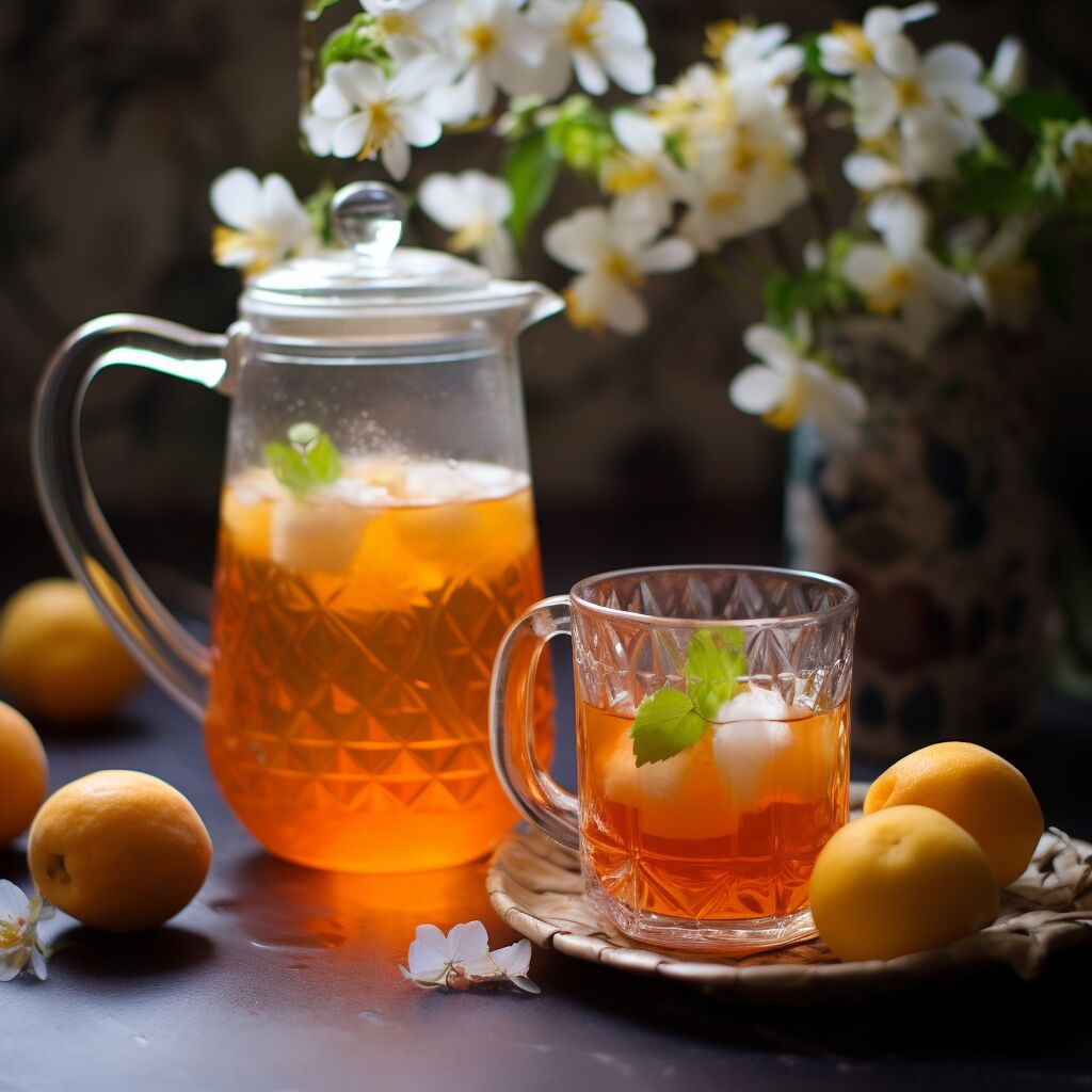 Apricot and Cardamom Iced Tea - Coolinarco.com