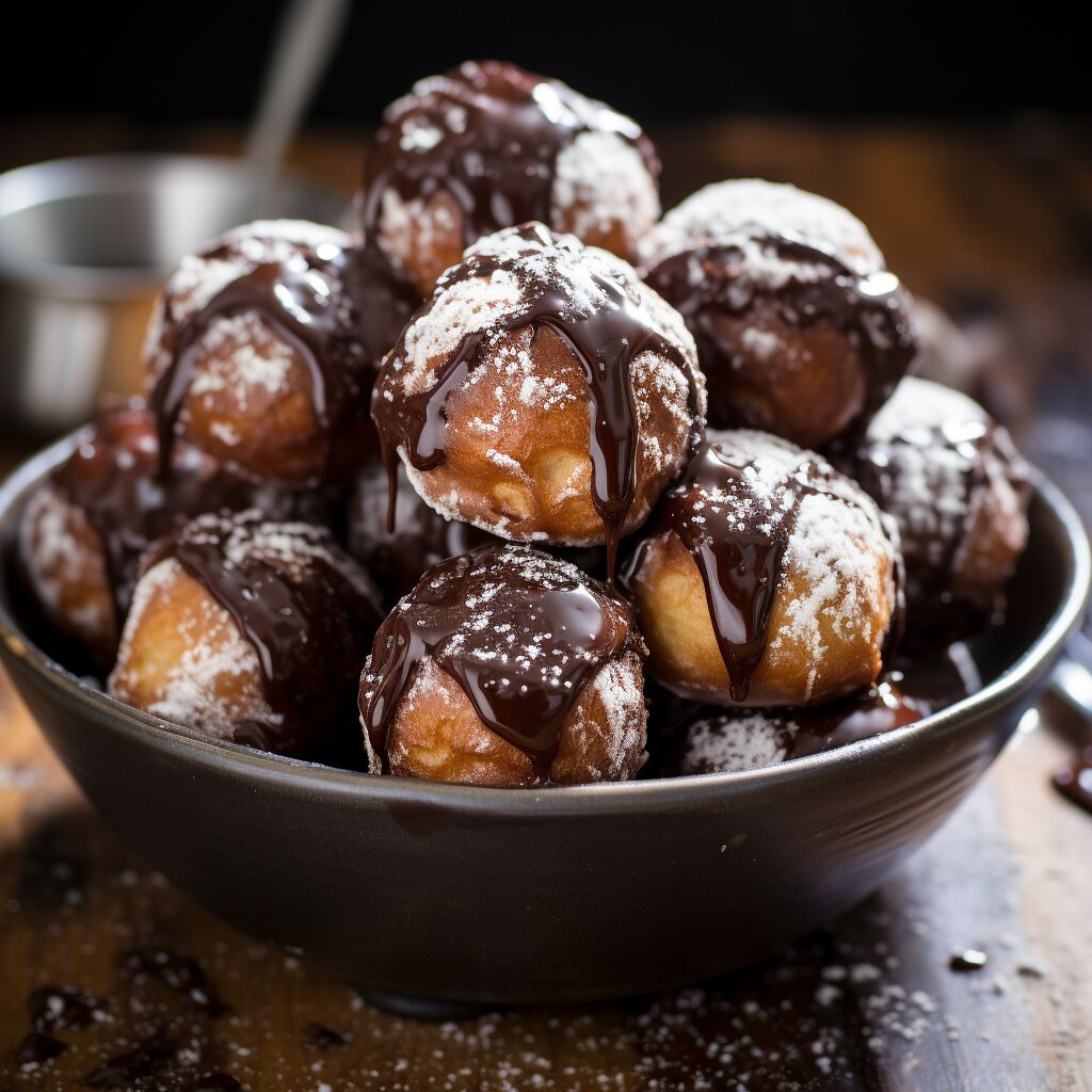 Chocolate Lychee Puffs - Coolinarco.com