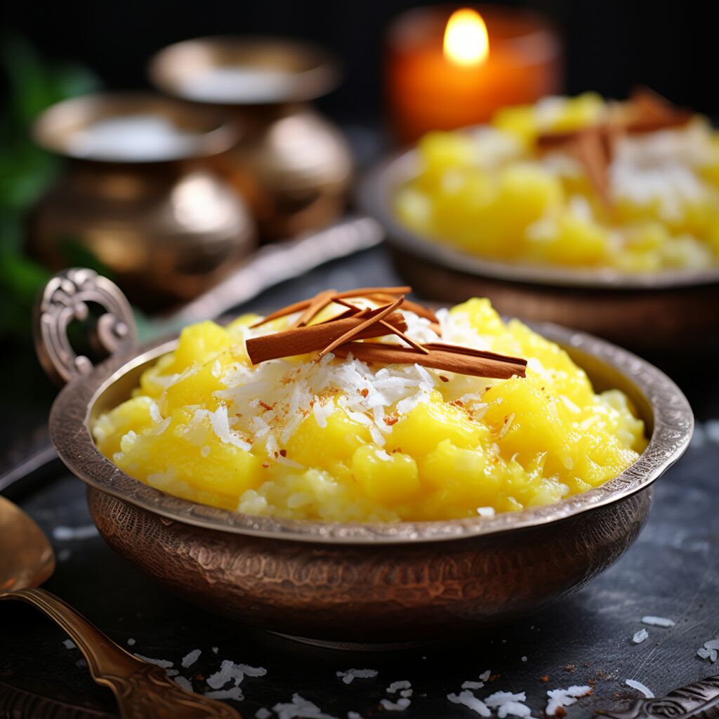 Coconut and Saffron Rice Pudding - Coolinarco.com