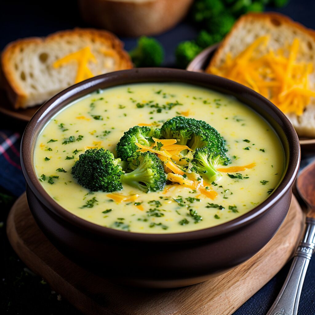 Creamy Broccoli Cheddar Soup - Coolinarco.com