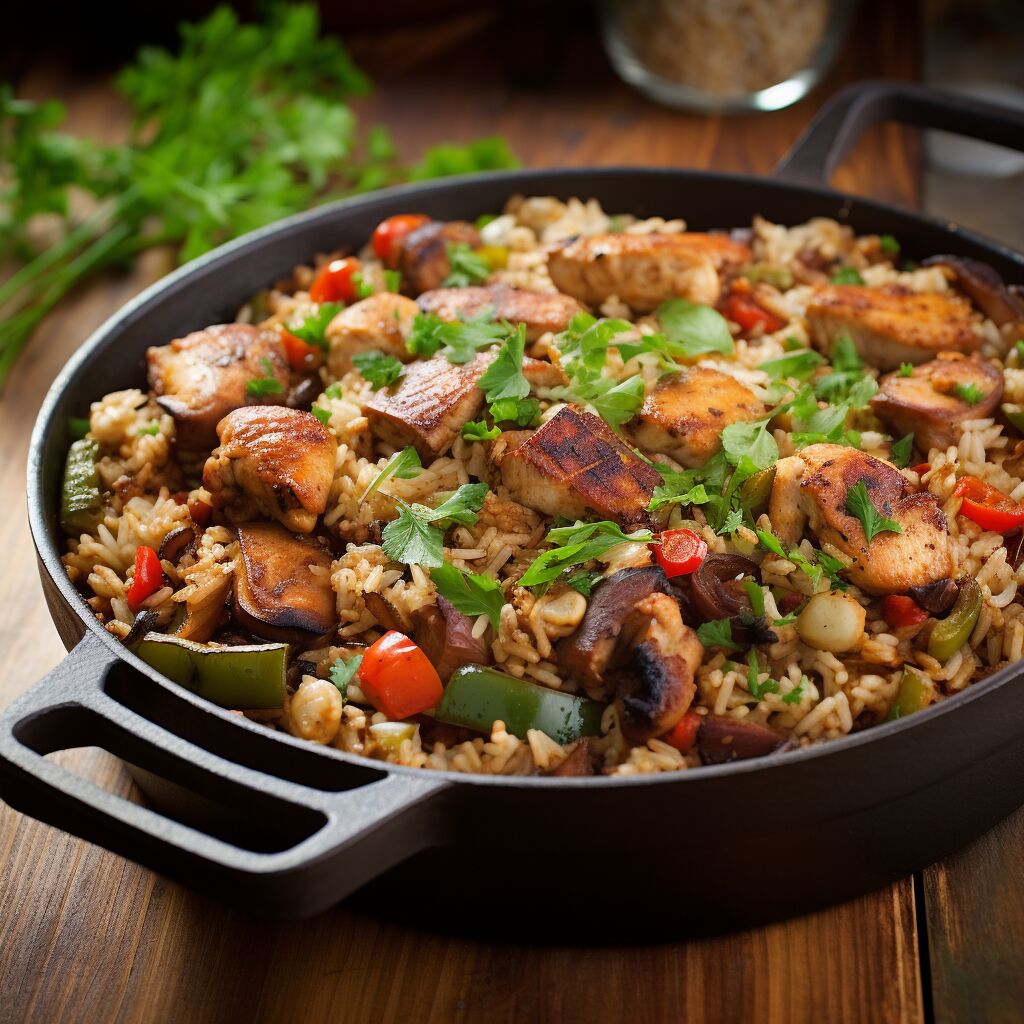 Grilled Chicken and Vegetable Jambalaya - Coolinarco.com
