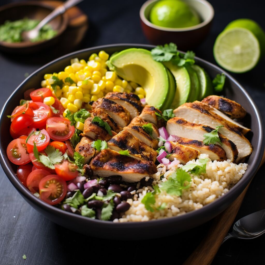 Grilled Southwest Chicken and Rice Bowl - Coolinarco.com