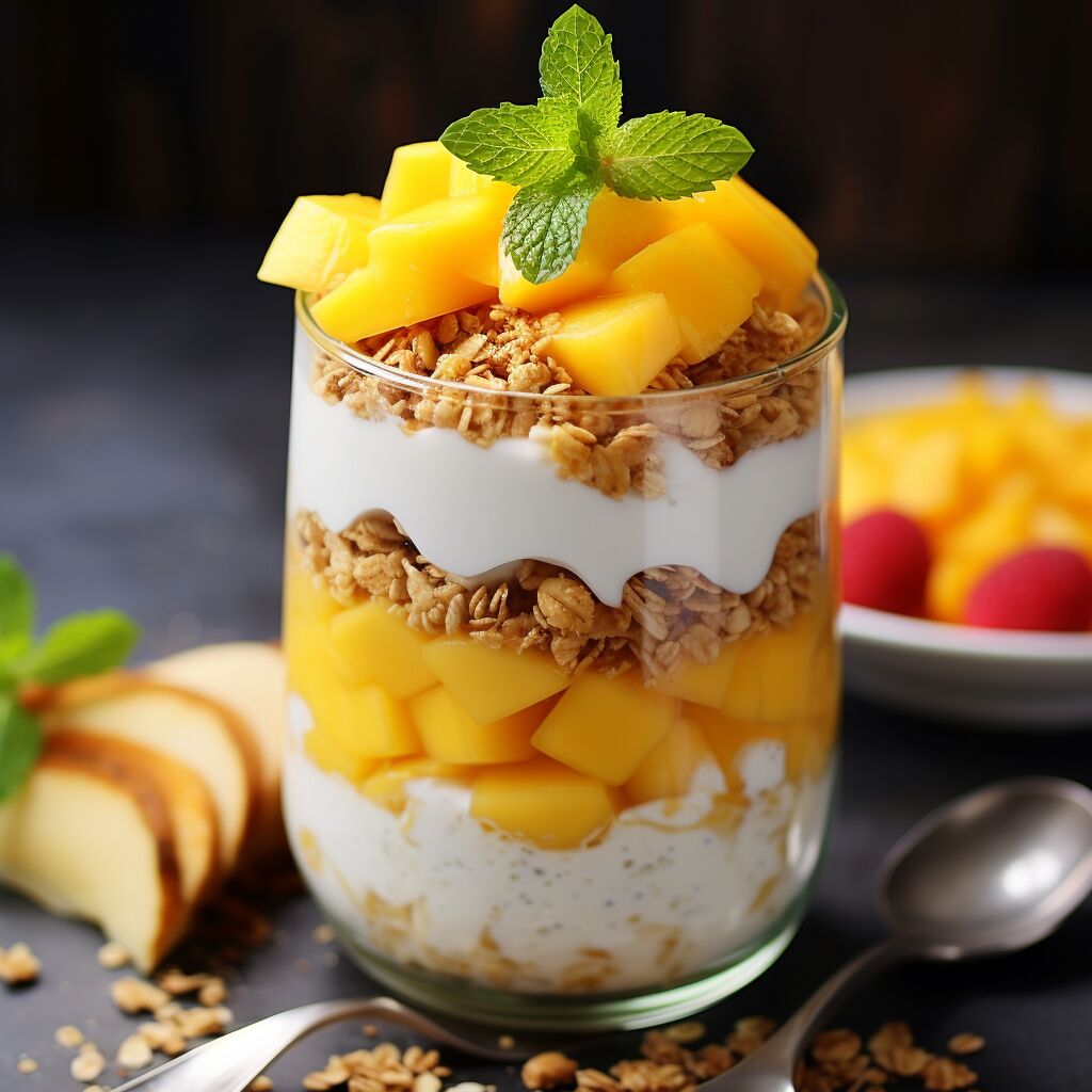 Mango and Yogurt Parfait - Coolinarco.com