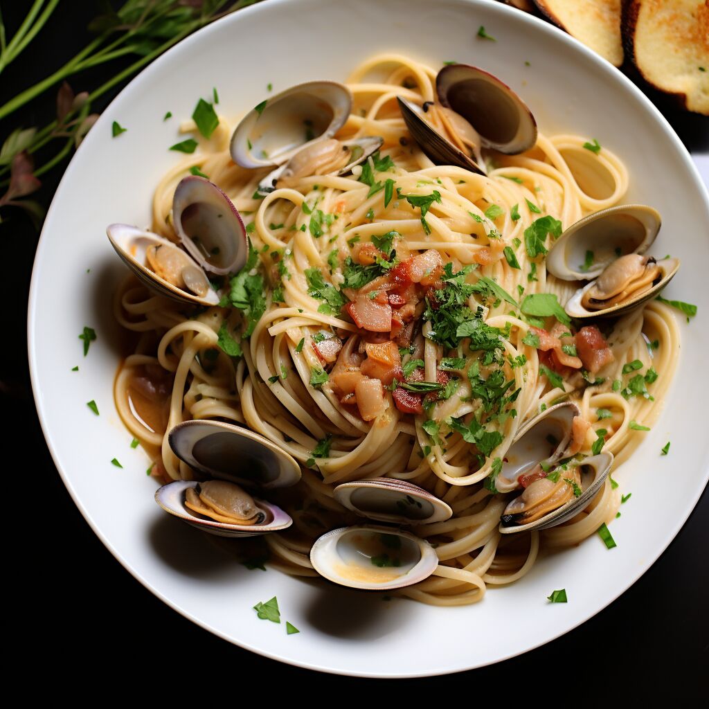 Miso Butter Clam Linguine - Coolinarco.com