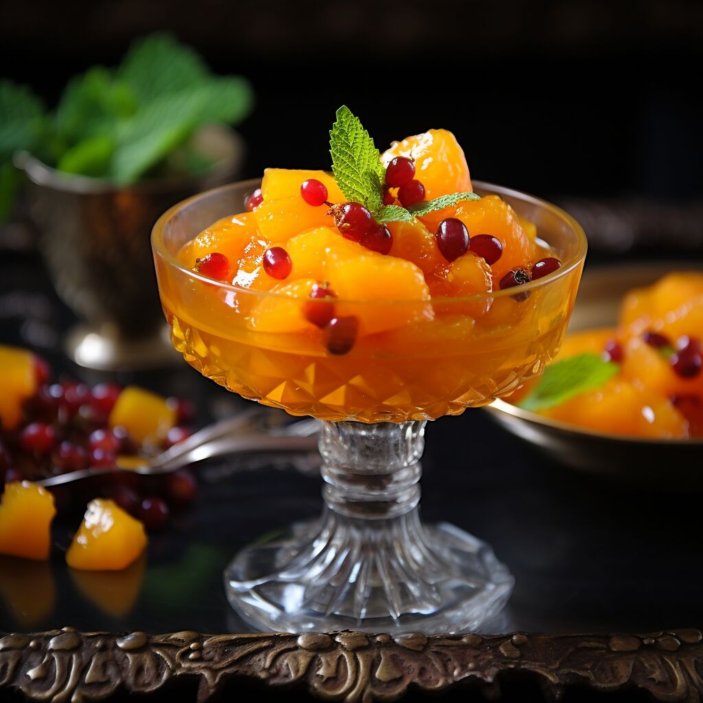 Saffron Infused Fruit Compote - Coolinarco.com