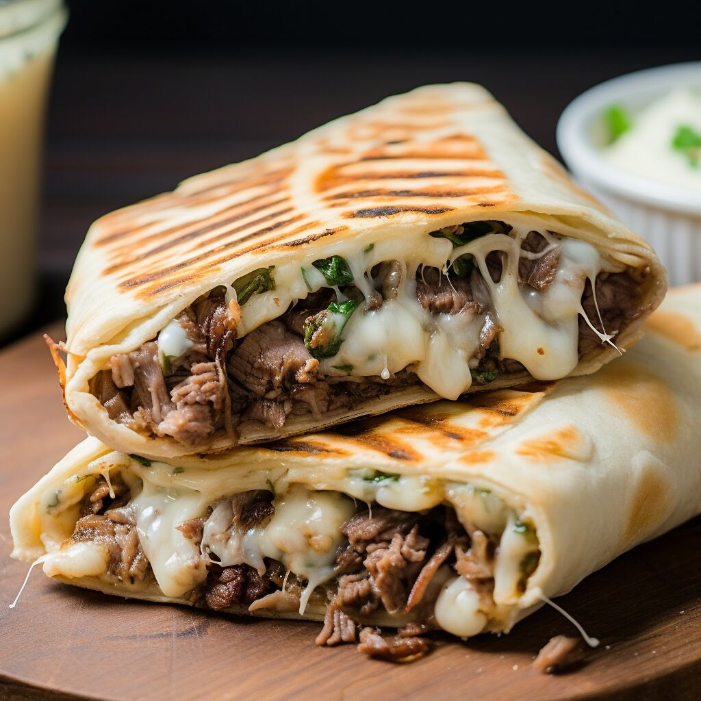 Philly Cheesesteak Grilled Wrap - Coolinarco.com