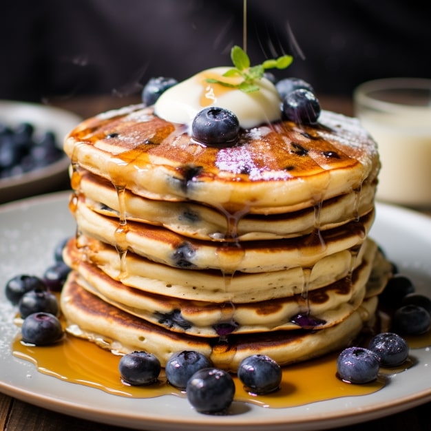 Easy Blueberry Pancakes - Coolinarco.com