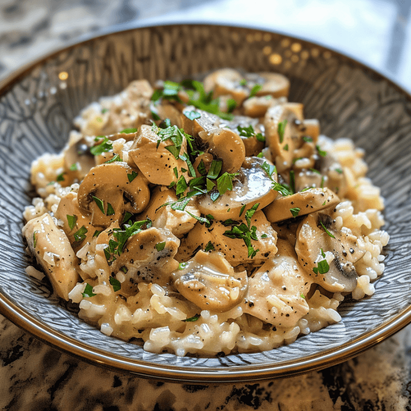Chicken Mushroom Risotto - Coolinarco.com