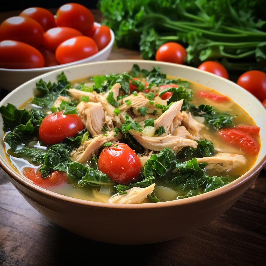 Italian Chicken and Escarole Soup - Coolinarco.com