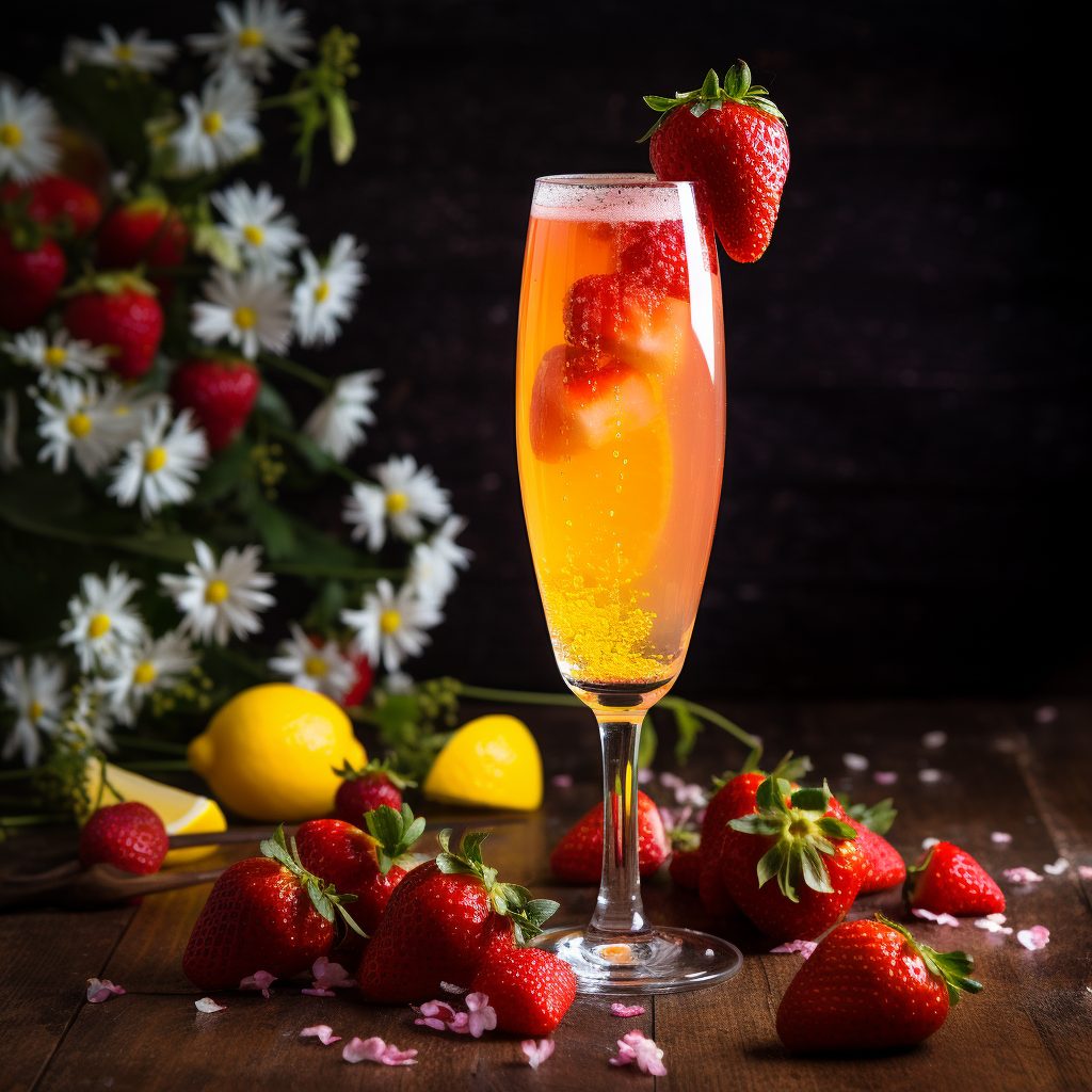 Mimosa with Strawberries - Coolinarco.com