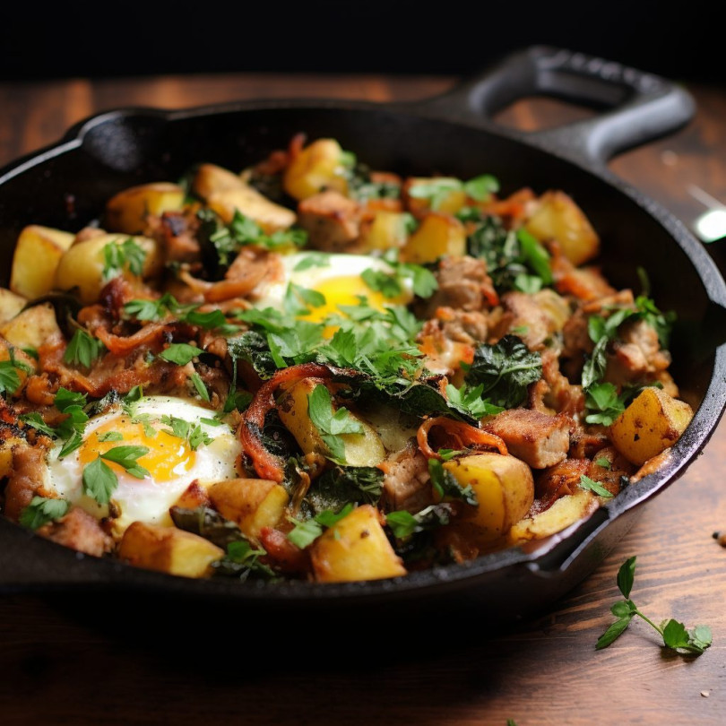 Pork and Potato Hash - Coolinarco.com