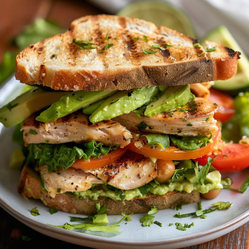 Grilled Chicken and Avocado Sandwich - Coolinarco.com