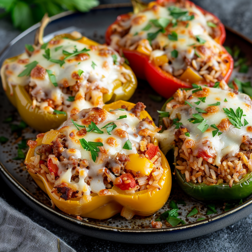 Turkey Stuffed Peppers: Fall Favorite