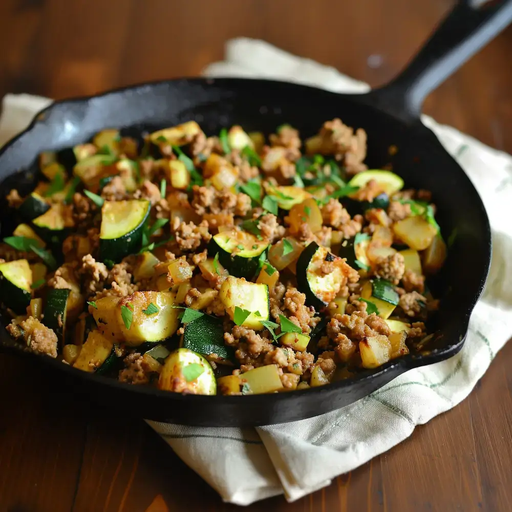 Turkey and Zucchini Hash - Coolinarco.com