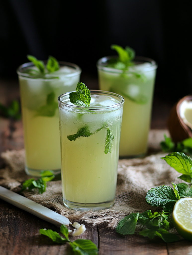 Coconut Mint Lemonade - Coolinarco.com