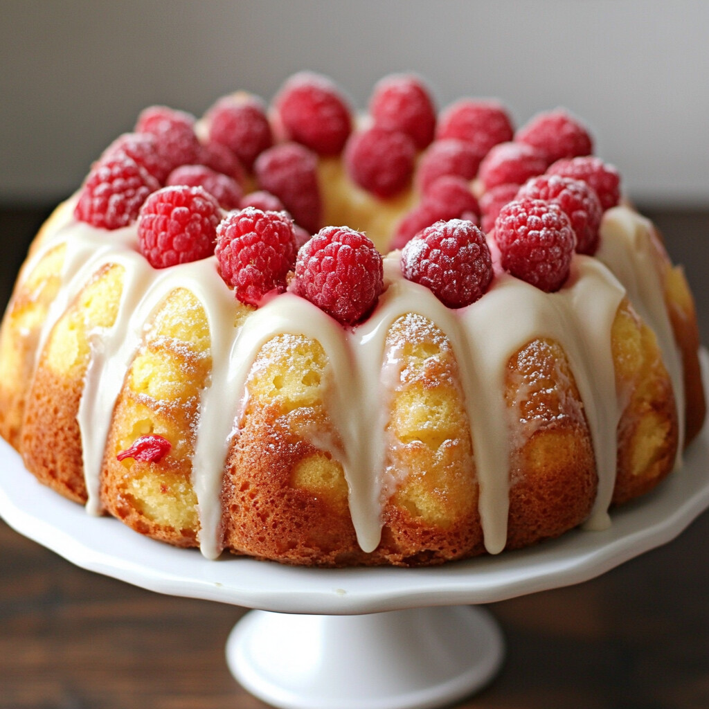 Lemon Raspberry Bundt Cake - Coolinarco.com