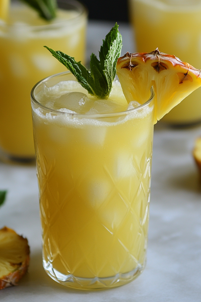 Pineapple Ginger Lemonade - Coolinarco.com