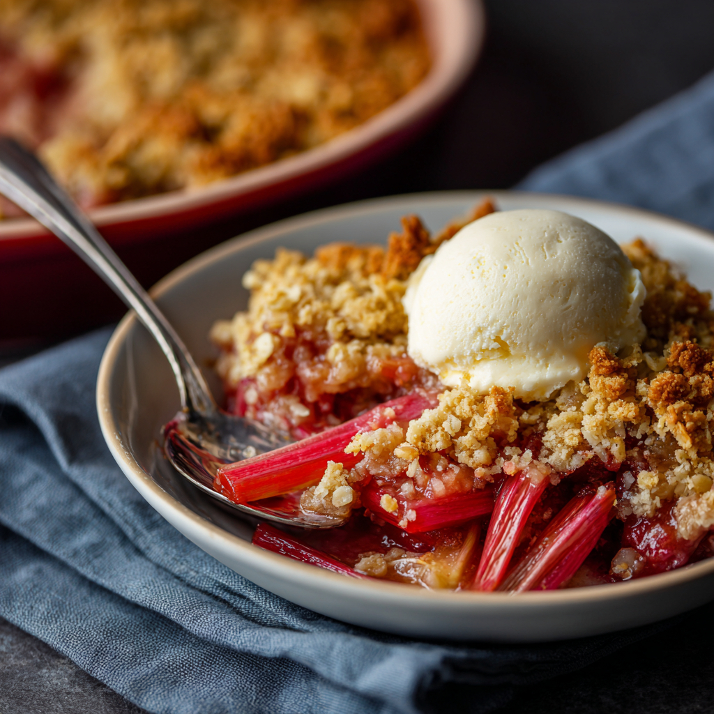 Rhubarb Crisp - Coolinarco.com