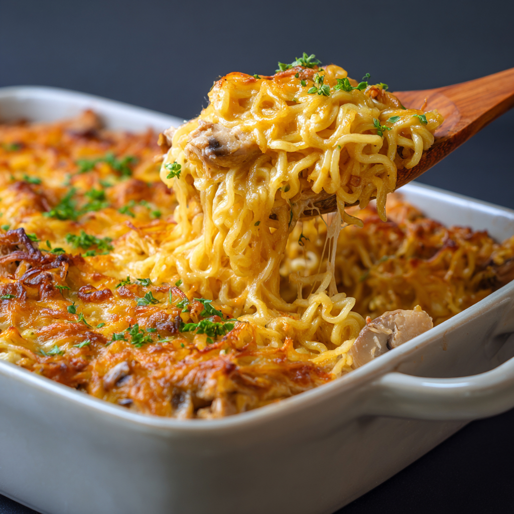 Chicken Ramen Noodle Casserole - Coolinarco.com