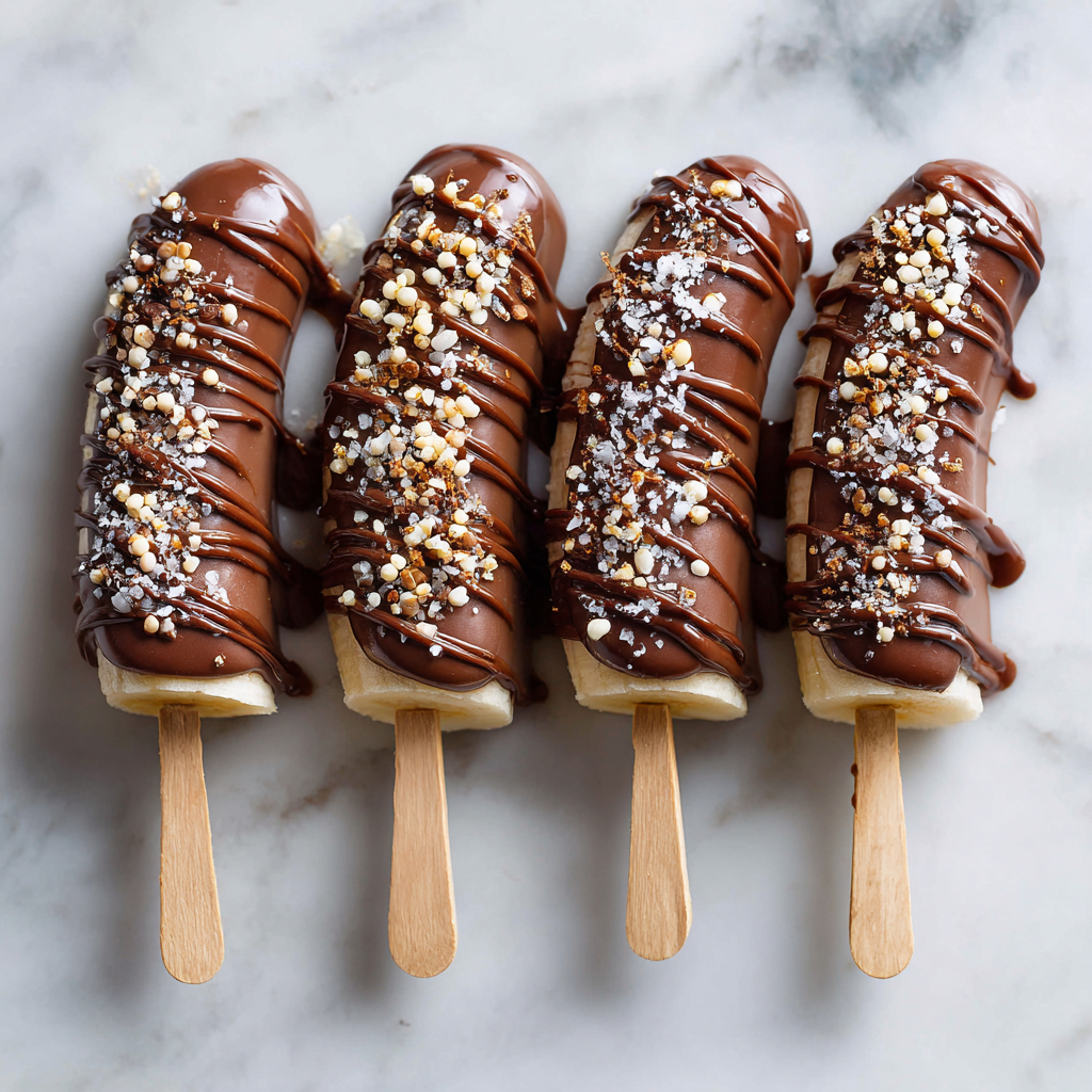 Chocolate Covered Banana Pops - Coolinarco.com