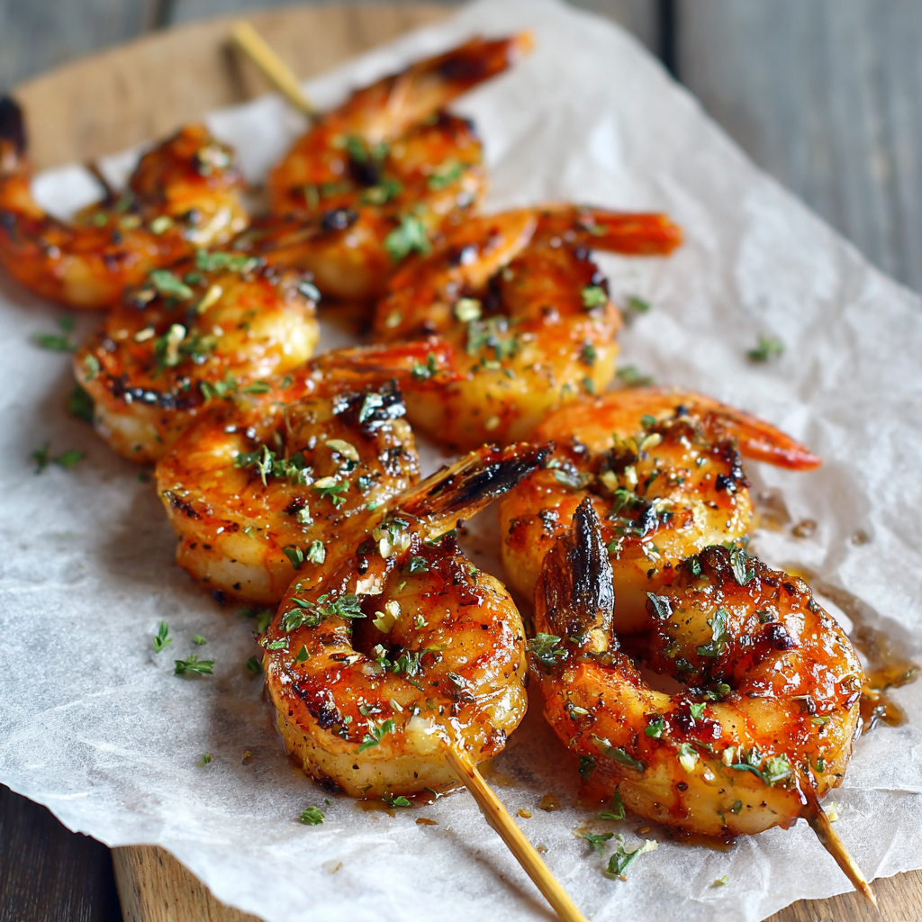 Marinated Shrimp Skewers - Coolinarco.com