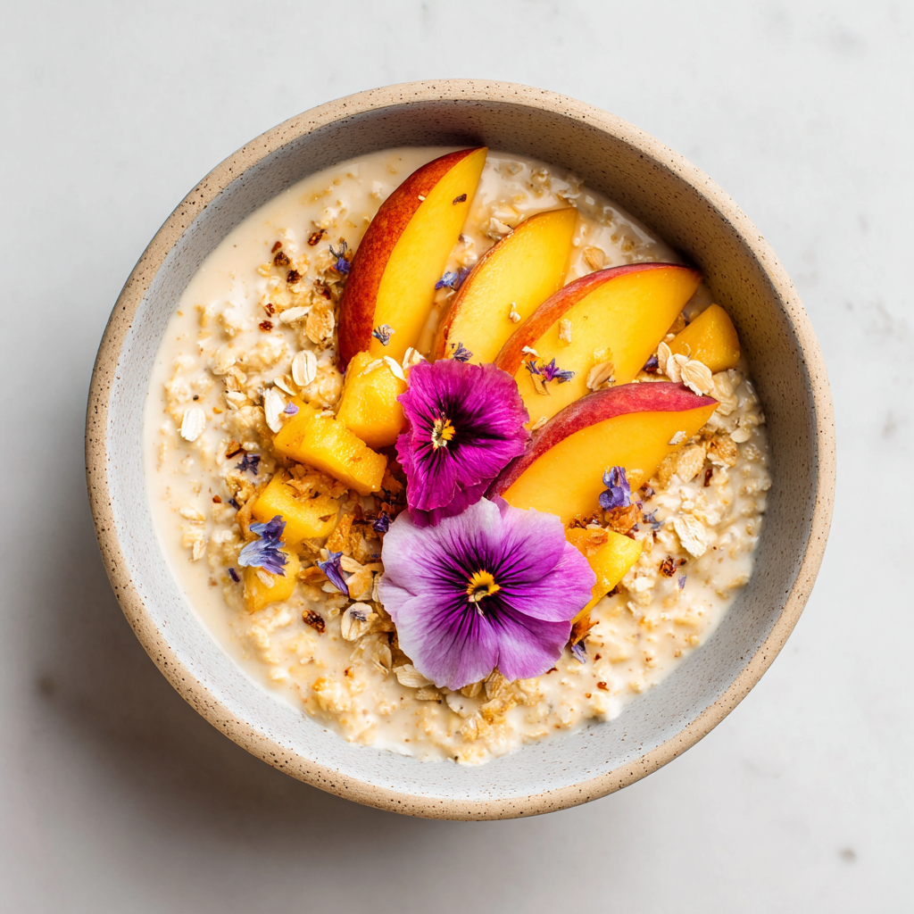 Peach Mango & Vanilla Oats - Coolinarco.com