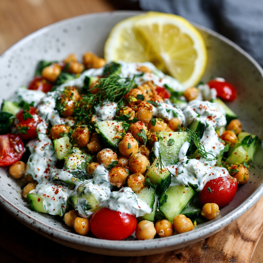 Greek Chickpea Salad - Coolinarco.com