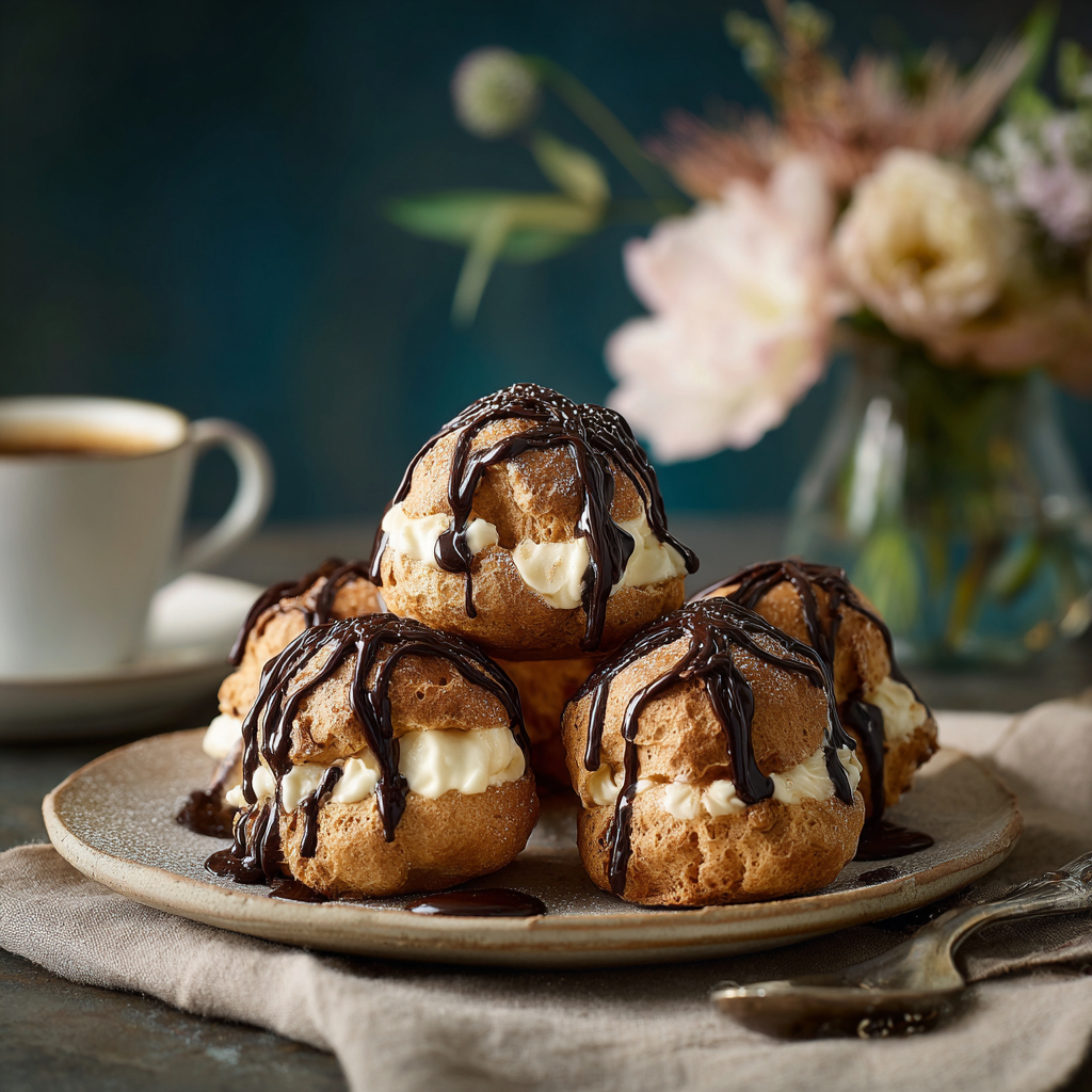 Chocolate Profiteroles - Coolinarco.com