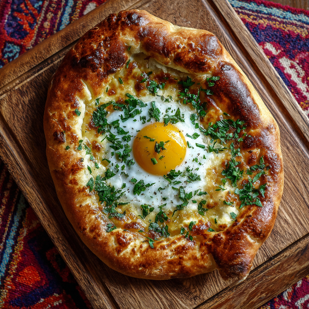 Khachapuri Georgian Cheese Bread - Coolinarco.com