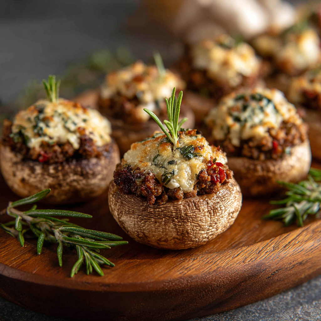Beef-Stuffed Mushrooms - Coolinarco.com