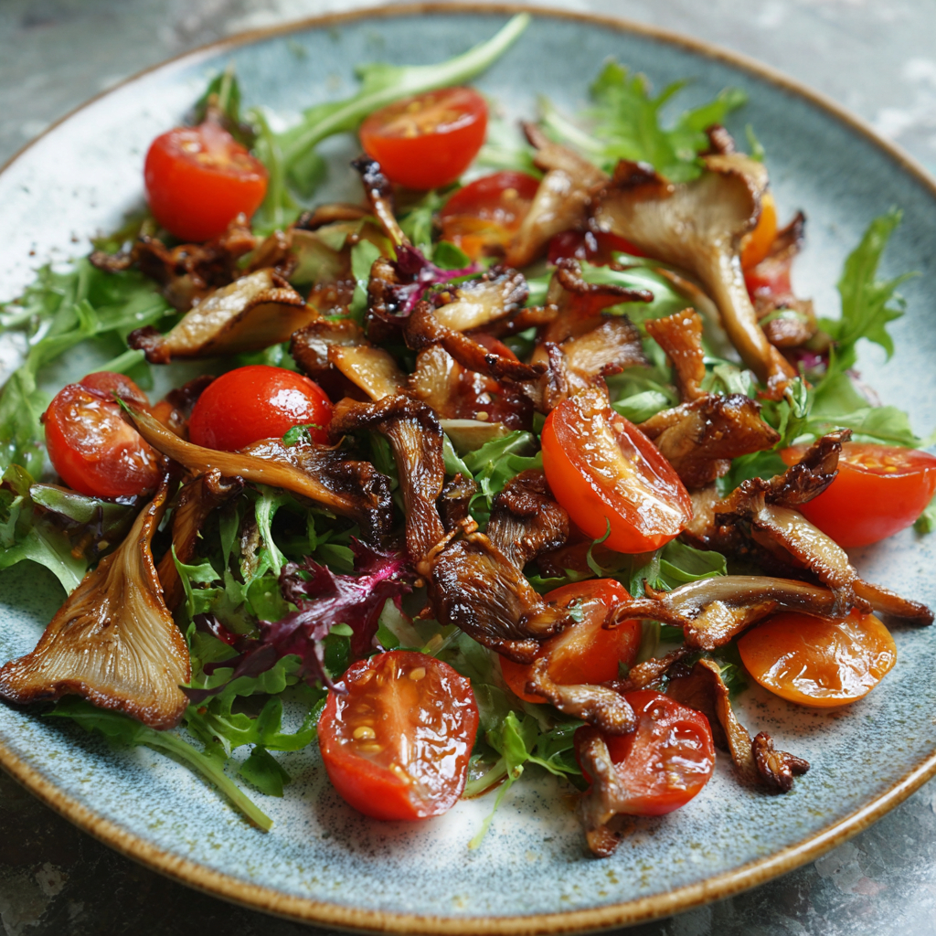 Crispy Shiitake Salad - Coolinarco.com