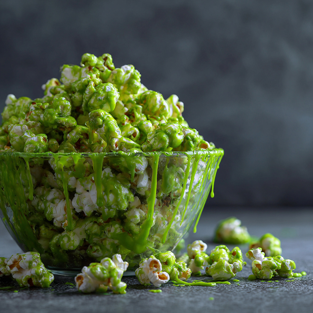 Green Slime Popcorn - Coolinarco.com