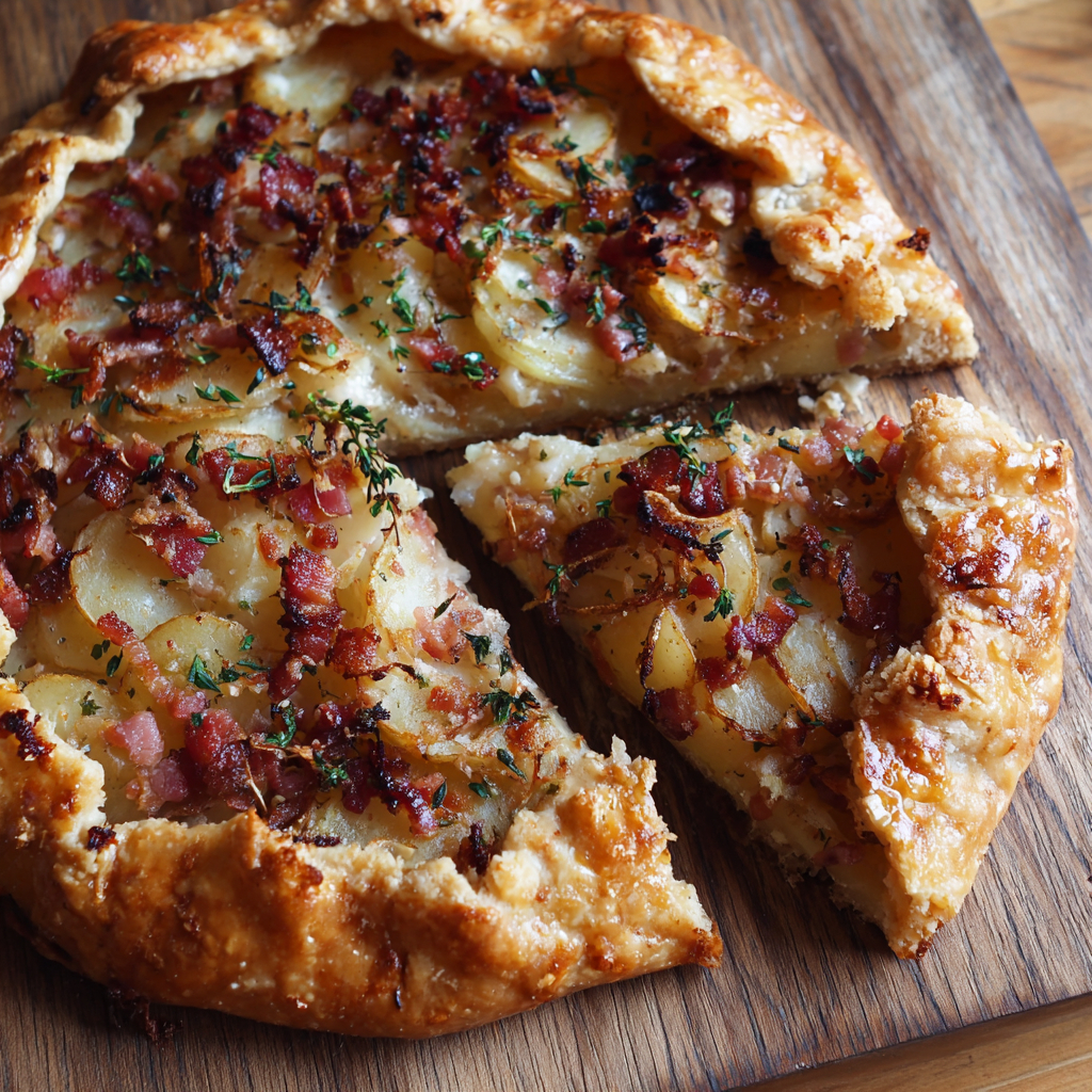 Potato and Bacon Galette - Coolinarco.com