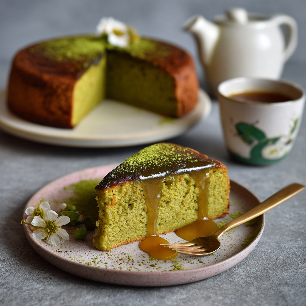 Matcha Cake - Coolinarco.com
