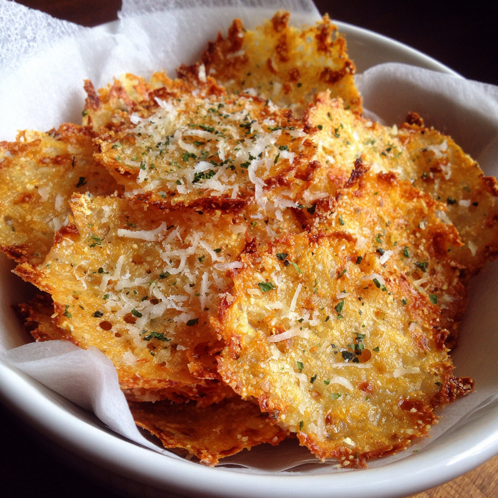 Homemade Parmesan Crisps - Coolinarco.com